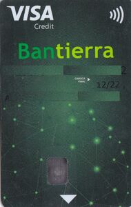 Bank Card: Bantierra (Bantierra, SpainCol:ES-VI-0910