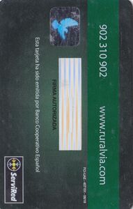 Bank Card: Bantierra (Bantierra, SpainCol:ES-VI-0910