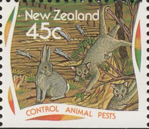 Stamp: Control Animal Pests (New Zealand(Environment) Mi:NZ 1414,Sn:NZ ...