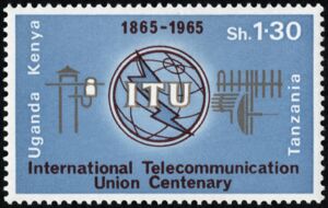 Stamp: ITU Emblem and Symbols (British East Africa (Kenya, Uganda and ...