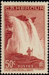 Stamp: Falls of M'bam River near Banyo (Cameroon(Pictures from Cameroon ...