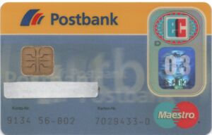 Bank Card: Postbank ec 03 (Postbank, Germany, Federal RepublicCol:DE-MS ...