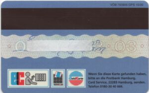 Bank Card: Postbank ec 03 (Postbank, Germany, Federal RepublicCol:DE-MS ...