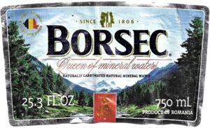 Drink Label: Imported Bosec (S.C. Romaqua Group S.A. Borsec, RomaniaCol ...
