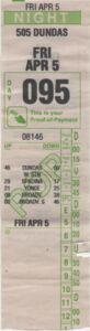 Transport Ticket: Route 505- Dundas - This is your Proof-of-Payment ...