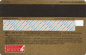 Bank Card: BOX Gold (Banco de Santander, SpainCol:ES-MC-0455