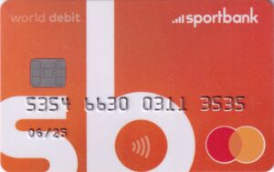 Bank Card: MasterCard World Debit sportbank (OKCI Bank, UkraineCol:UA ...