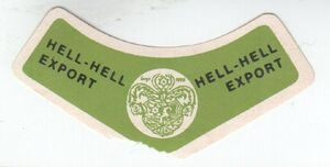 Drink Label: Hell-Hell Export (Hell Brauerei KG Altoting, Germany ...