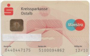 Bank Card: Sparkassen Card (Kreissparkasse Ostalb, Germany, Federal ...