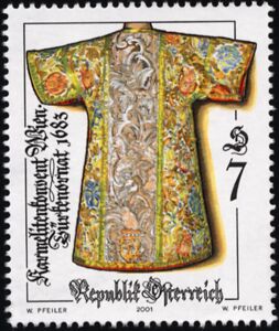 Stamp: Dalmatic, 1683 (Austria(Handicrafts) Mi:AT 2359,Sn:AT 1851,Yt:AT ...