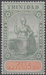 Stamp: Seated Britannia (Trinidad(Seated Britannia Definitives 1896 ...