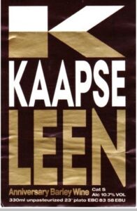 Drink Label: Kaapse Leen (Kaapse Brouwers, NetherlandsCol:NL-BEER-022019