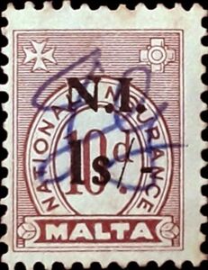 Stamp: Numeral (Malta: Revenue Stamps(National Insurance) Col:MT NI1970-01