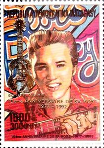 Stamp: Elvis Presley (Madagascar) (Composers) Mi:MG 1561IIb,Yt:MG 1246A