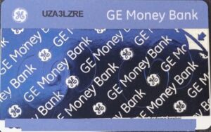 Bank Card: Kodu Karte (GE Capital Bank, LatviaCol:LV-GM-0039