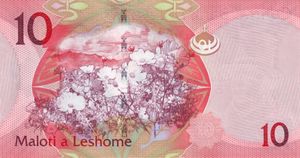 Banknote: 10 Maloti (Lesotho(2010-2021 Issue) Wor:P-21a