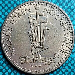 Token: Six Flags (United States of America) (Amusement Park/Arcade ...