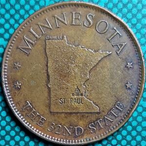 Token: Minnessota - The Gopher State (United States of America(The 50Th ...