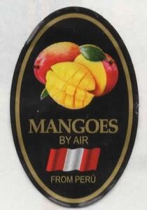 Fruit Sticker: Mangoes (PeruCol:PE-FR-00166 🍎