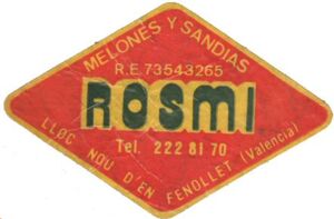 Fruit Sticker: Rosmi (SpainCol:ES-FR-01901