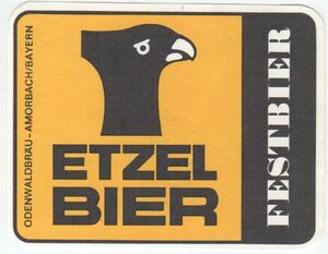 Drink Label: Etzel Bier Festbier (Etzelbräu Amorbach, Germany, Federal ...