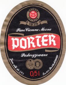 Drink Label: Porter (Browar Ostrów Wlkp, PolandCol:PL-BEER-010590