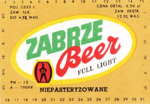 Drink Label: Zabrze Beer (Browar Zabrze, PolandCol:PL-BEER-010643