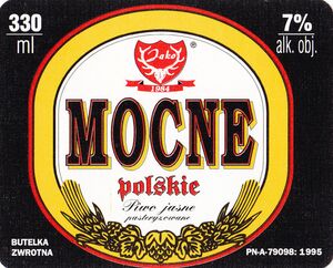 Drink Label: Polskie Mocne (Unknown, PolandCol:PL-BEER-010663