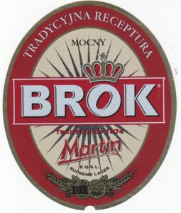 Drink Label: Brok Martin (Browar Koszalin, PolandCol:PL-BEER-010671