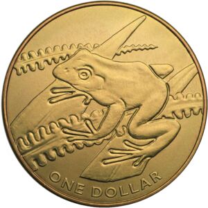 Moneda: 1 Dollar (Tree Frog) (Fiyi(1969~Today - Numismatic Products)