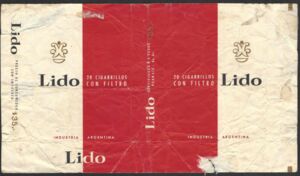 Cigarette Pack: Lido (ArgentinaCol:AR-CT-1999 🚬