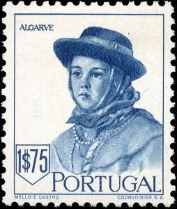 Stamp: Algarve (Portugal(Portuguese Customs, 2nd emission) Mi:PT 711,Sn ...