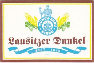 Drink Label: Lausitzer Dunkel (Brauerei Eibau, Germany, Democratic ...