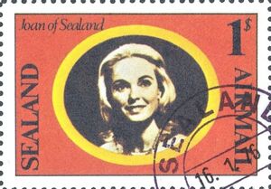 Stamp: "Princess" Joan (Cinderellas(Sealand) Col:SN 1970-02/10