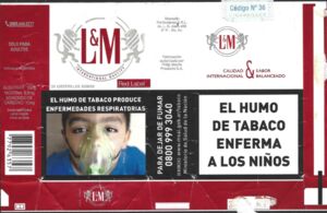 Cigarette Pack: L&M Red Label (ArgentinaCol:AR-CT-2036