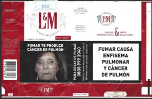 Cigarette Pack: L&M Red Label (ArgentinaCol:AR-CT-2037