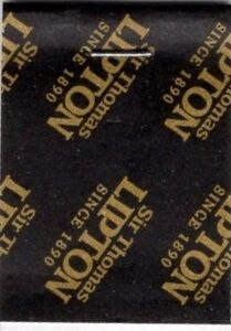 Tea Label: Sir Thomas Lipton, black label (Lipton, Japan(Sir Thomas ...