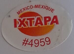 Fruit Sticker: Ixtapa (MexicoCol:MX-FR-00280