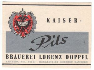 Drink Label: Kaiser Pils (Bamberger Hofbräu, Germany, Federal ...
