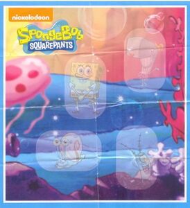 Meal Toy: Stickers (Kinder Surprise, Mexico(Kinder - SpongeBob - toys ...