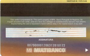 Bank Card: BPN Banco Portugues de Negocios (Visa Electron) (Banco ...