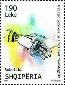 Stamp: Robotics (Albania(Robotics (2021)) Mi:AL 3627,Sn:AL 3046b,Yt:AL ...