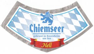 Drink Label: Chiemseer Hell (Chiemgauer Brauhaus Rosenheim, Germany ...