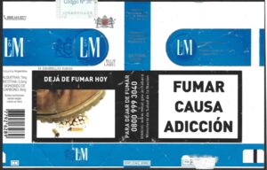 Cigarette Pack: L&M Blue Label 2014 (Argentina(L&M Blue Label 2014) Col ...