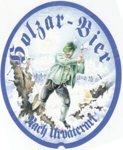 Drink Label: Holzar-Bier (Der Hirschbrau Privatbrauerei Hoss GmbH & Co ...