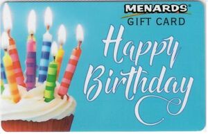 Gift Card: Menards - Happy Birthday - Cupcakes (Menards, United States ...