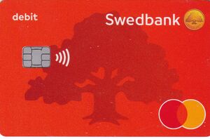 Bank Card: MasterCard Debit (Swedbank, EstoniaCol:EE-MC-0169.01