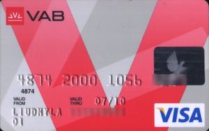 Bank Card: VABank Debit Card (VABank, UkraineCol:UA-VI-0260.01
