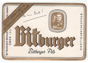Drink Label: Bitburger (Bitburger Braugruppe GmbH, Germany, Federal ...