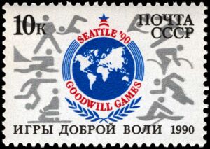 Stamp: Goodwill Games, Seattle (Soviet Union, USSR(Sports) Mi:SU 6097 ...